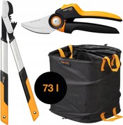 Fiskars X-series P961 Zahradní Nůžky nůžkový ruční LX94+ Zahradní koš 73L