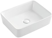 Hydroland Keramické umyvadlo na desku Enea 47,5x37 cm, bílé