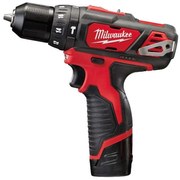 Milwaukee - 12V AKU vrtačka s příklepem, 2x aku 2,0 Ah, nabíječka 4933441940