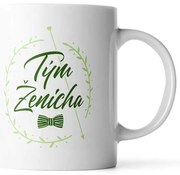 Sablio Hrnek Tým ženicha motýlek - 200 ml - espresso