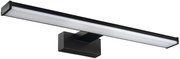 Sapho - LED svítidlo Chicago, 400x120x40 mm, 8W, matná černá AU468