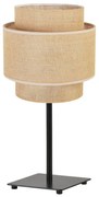 Stolní lampa Boho, 1x jutové stínítko, (výběr ze 2 barev konstrukce)