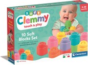 Clementoni soft clemmy sada 10 měkkých kostek