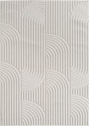 Ayyildiz, Kusový koberec Helix 2201 cream, 60x110, bílá, chodba / předsíň