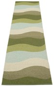 Zelený vnitřní a venkovní běhoun 70x300 cm Urvi Woods – Pappelina