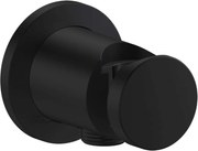 Axor One - Nástěnné kolínko s držákem, matná černá 48780670