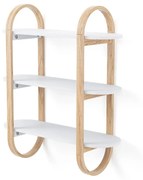 Polička Bellwood Wall Shelf White Natural Umbra