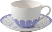 Villeroy&Boch Villeroy & Boch Fleur Bleu kávový šálek s podšálkem