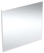 Geberit Option - Zrcadlo s LED osvětlením a vyhříváním, 75x70 cm, hliník 502.782.00.1