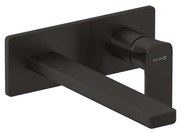 Kludi Renon - Umyvadlová baterie pod omítku, 2-otvorová instalace, broušený Gunmetal 42245N275