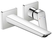 Hansgrohe Logis - Umyvadlová baterie Fine pod omítku, 2-otvorová instalace, EcoSmart, chrom 71256000