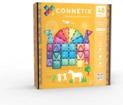 Connetix magnetická stavebnice Glitter Castle Pack 48ks