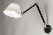Nástěnné designové svítidlo s ramenem Snap Wall Charlenne Black and Grey