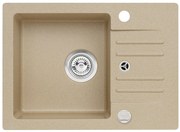 Alveus Cortina - Granitový dřez 58x42 cm, beige 1133779