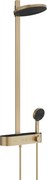 Hansgrohe Pulsify S, Showerpipe 260 2jet EcoSmart s termostatem ShowerTablet Select 400, kartáčovaný bronz, HAN-24241140
