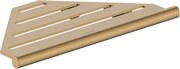 Hansgrohe AddStoris S - Polička rohová, kartáčovaný bronz 41761140