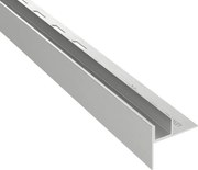 Mexen Line-B spádová lišta na sklo 120 cm levá, inox - 181004120L