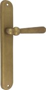 Dveřní kování COBRA GAZELLE (OFS - bronz česaný), klika-klika, Otvor na cylindrickou vložku PZ, COBRA OFS (bronz česaný), 90 mm