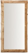 Nástěnné zrcadlo s dřevěným rámem 105x200 cm Ibro – Kave Home