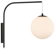Černo-bílé nástěnné svítidlo (délka 47,5 cm) Dione – Markslöjd