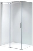 BPS-koupelny Obdélníkový sprchový kout HYD-OK203A 100x80 bílá/transparent - bez vaničky