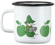 Hrnek Moomin Joyful Apples 0,37l, smalt / bílo-zelený