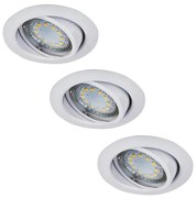 Rabalux 1049 - SADA 3xLED Podhledové svítidlo LITE 3xGU10-LED/3W/230V