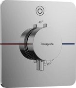 Hansgrohe ShowerSelect Comfort Q, termostat pod omítku pro 1 spotřebič, chrom, HAN-15581000