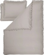 Livarno® Saténové povlečení z mikrovlákna, 200 x 220 cm (šedá)