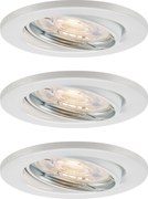 OBI LED vestavné svítidlo 86R bílé GU10, 3,5W 345lm 3000K, pr. 86 mm, 3 ks