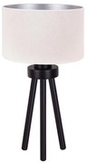 Duolla - Stolní lampa LYON 1xE27/15W/230V pr. 30 cm krémová