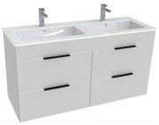 Jika Cube - Skříňka s dvojumyvadlem, 116x42x62 cm, bílá H4536621763001