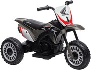 HOMCOM Elektrický motocykl pro děti s licencí Honda CRF450RL 18+ měsíců 6V s baterií, maximální rychlost 3 km/h, zvuk klaksonu a startu, nosnost 25 kg