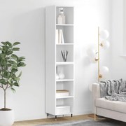 Skříň highboard bílá 34,5x32,5x180 cm kompozitní dřevo