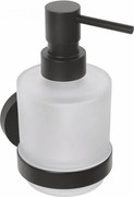 Sapho Sapho, X-ROUND BLACK dávkovač mýdla 200ml, mléčné sklo, černý mat, XR103B