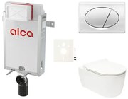 Cenově zvýhodněný závěsný WC set Alca k zazdění + WC Glacera Alfa SIKOAA2