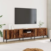 TV skříňka se zásuvkou old wood 200x25x44 cm kompozitní dřevo