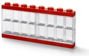 Stavebnice lego sběratelská skříňka na 16 figurek - červená