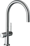 Hansgrohe M54, dřezová baterie Talis 220, s uzavíracím ventilem na spotřebič, chromová, 72805000