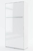Výklopná postel 90 CONCEPT PRO CP-03P bílá lesk/bílá mat