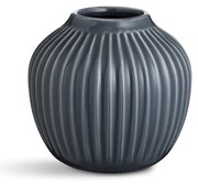 Antracitová kameninová váza Kähler Design Hammershoi, ⌀ 13,5 cm