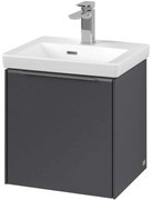 Villeroy & Boch Subway 3.0 - Umyvadlová skříňka, 42x43x38 cm, 1 dvířka, grafitová C58100VR