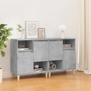 Příborníky 2 ks betonově šedé 60 x 35 x 70 cm kompozitní dřevo 3185723