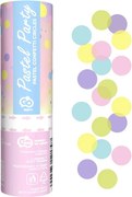 GoDan - vystřelovací konfety 15 cm - pastelově barevné kolečka