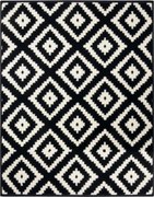 80x200 Kusový koberec Hamla 105477 Black Cream