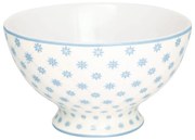 Modrá porcelánová miska na polévku Green Gate Laurie, ø 15 cm