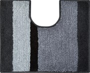 GRUND Koupelnová předložka ROOM antracitová Rozměr: 50x60 cm s výřezem pro WC
