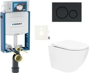 Závěsný WC set Geberit k zazdění + WC SAT SIKOGEZTOR67S20BL