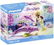 Set figurek a příslušenství playmobil 71501 mořská panna s delfíny