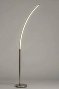 Stojací designová LED lampa se stmívačem Silver Ferdinand